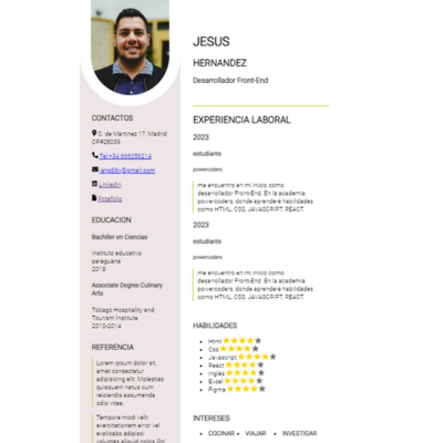 Portafolio CV - Jesus Hernandez